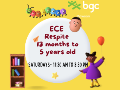 Saturday Respite - Children 13 months to 5 years old - Winter 2023 ...